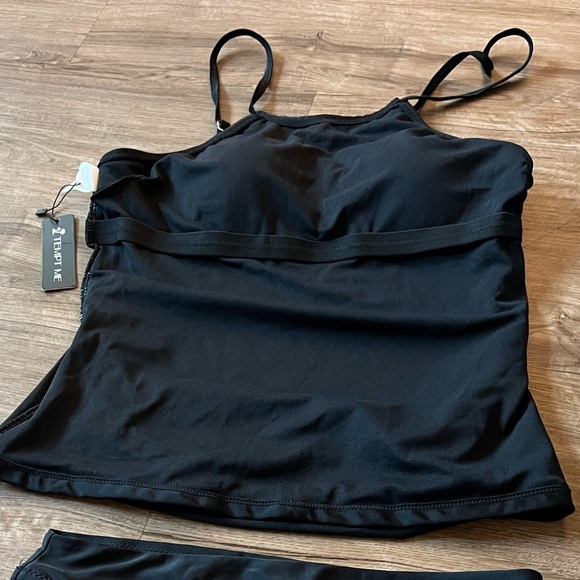 Tempt Me | Swim | Black Womens Tempt Me Two Piece Bathing Suit Large ...